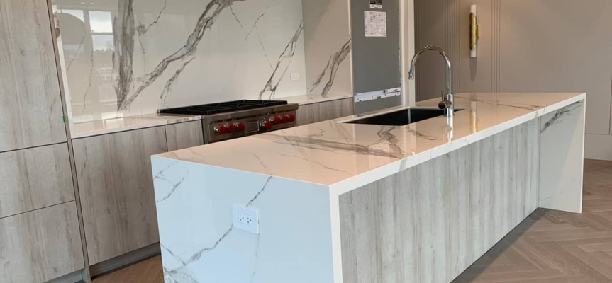 Porcelain Kitchen Backsplash Toronto: Porcelain Slab Backsplash