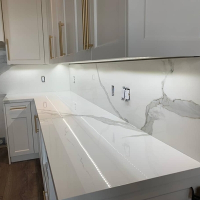 Porcelain Kitchen Backsplash Toronto: Porcelain Slab Backsplash